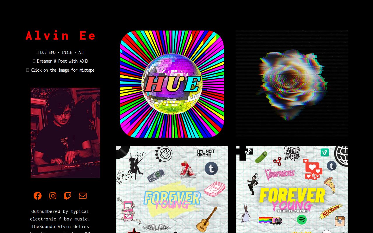 Alvin Ee | Punk/Alt DJ | Poet